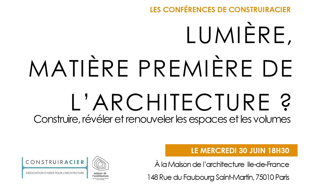 Conférence le 30/06/2021 - ConstruirAcier
