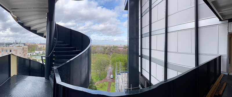 Visite de chantier - Fondation Avicenne - ConstruirAcier