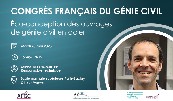 CONGRÈS AFGC- AUGC DU 13 AU 25 MAI 2023 - ConstruirAcier