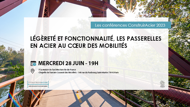 Conférence - 28 juin 2023 - ConstruirAcier
