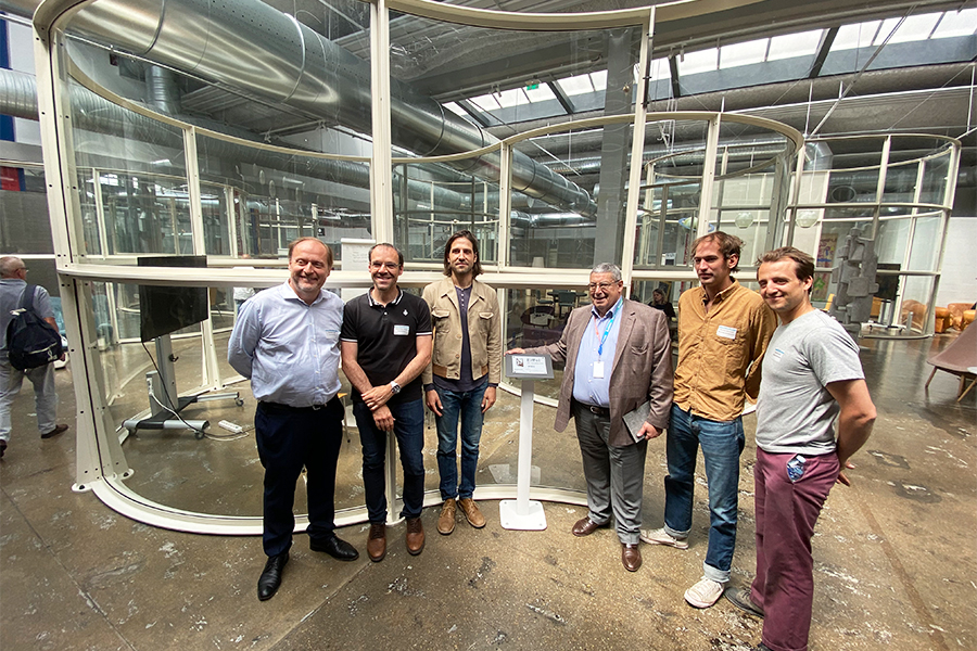 Remise de plaque projet Papillon Trophée Eiffel de l'architecture 2022 ...